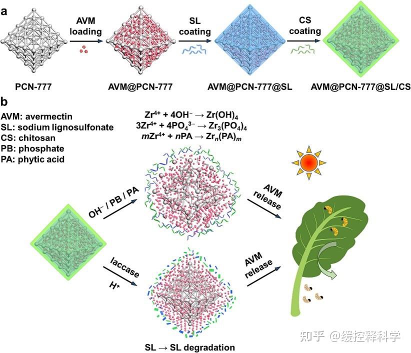 (335)南京大学 杜学忠教授团队：基于大孔金属有机骨架的智能控释阿维菌素纳米农药可增强杀虫功效 - 知乎