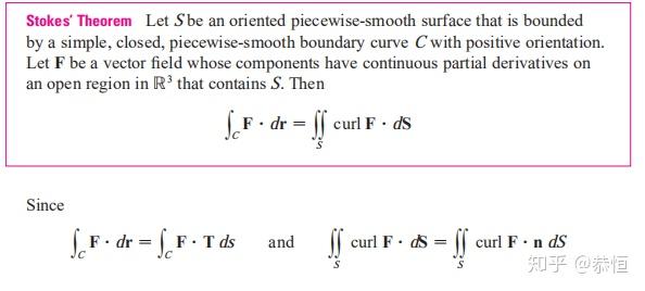 斯托克斯定理(Stokes’Theorem) - 知乎