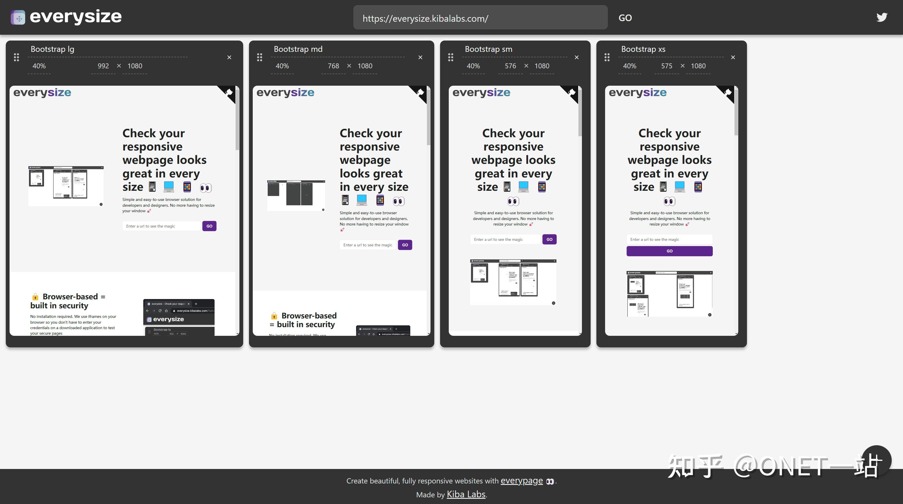 【122】Everysize-测试不同分辨率下的网站显示效果 - 知乎