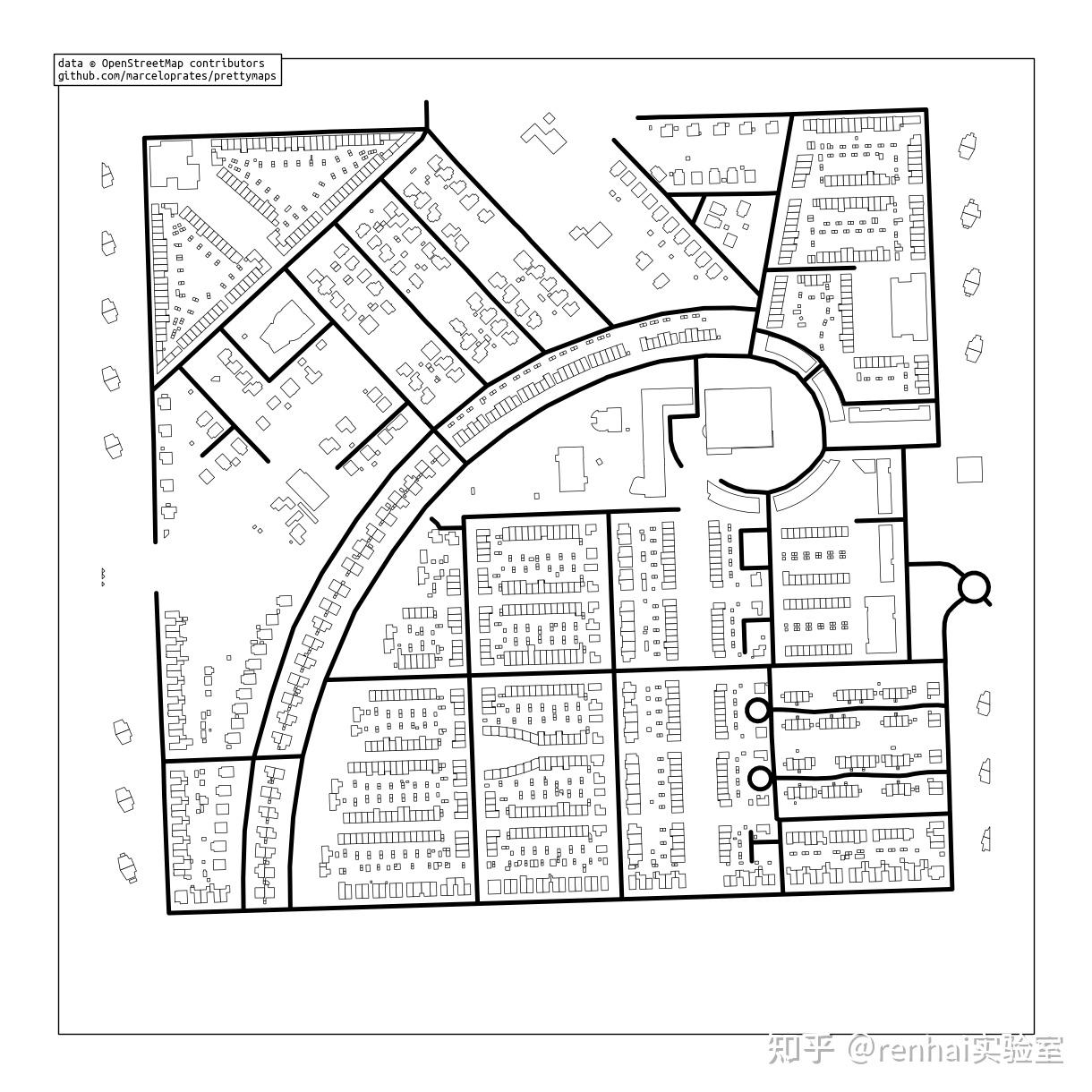Prettymaps&streamlit：秒出好看的地图海报 - 知乎