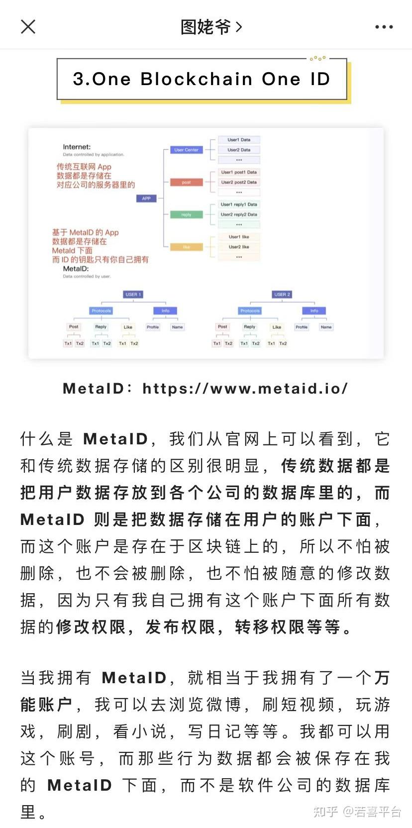 助我们一臂之力，让世界知道MetaID! - 知乎