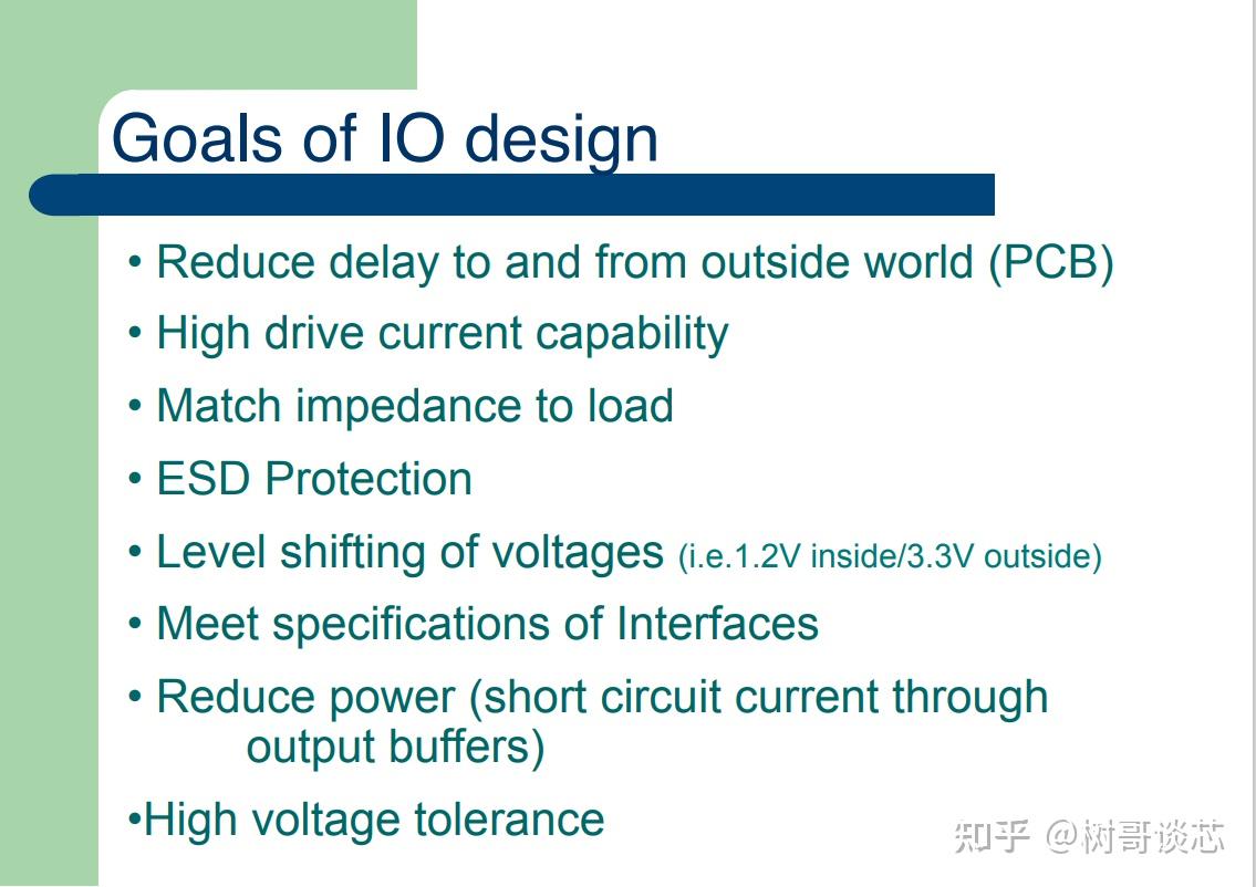 树哥谈芯之八-芯片IO - 知乎