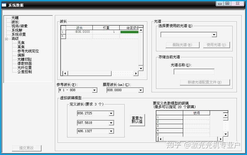 CodeV光学设计入门-单镜片习作(Singlet) - 知乎
