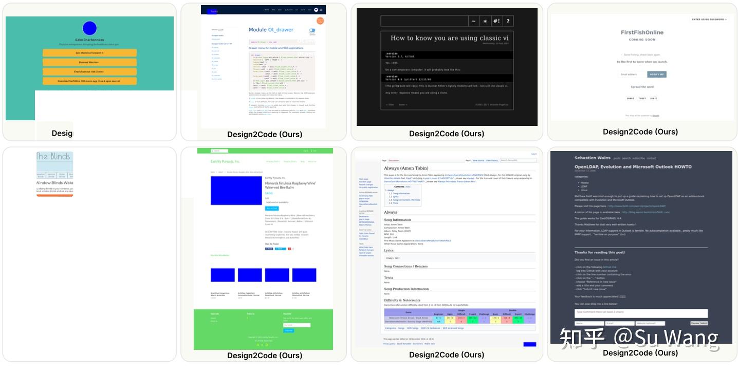 Design2Code:多模态大语言模型自动将网页设计转换为代码 - 知乎