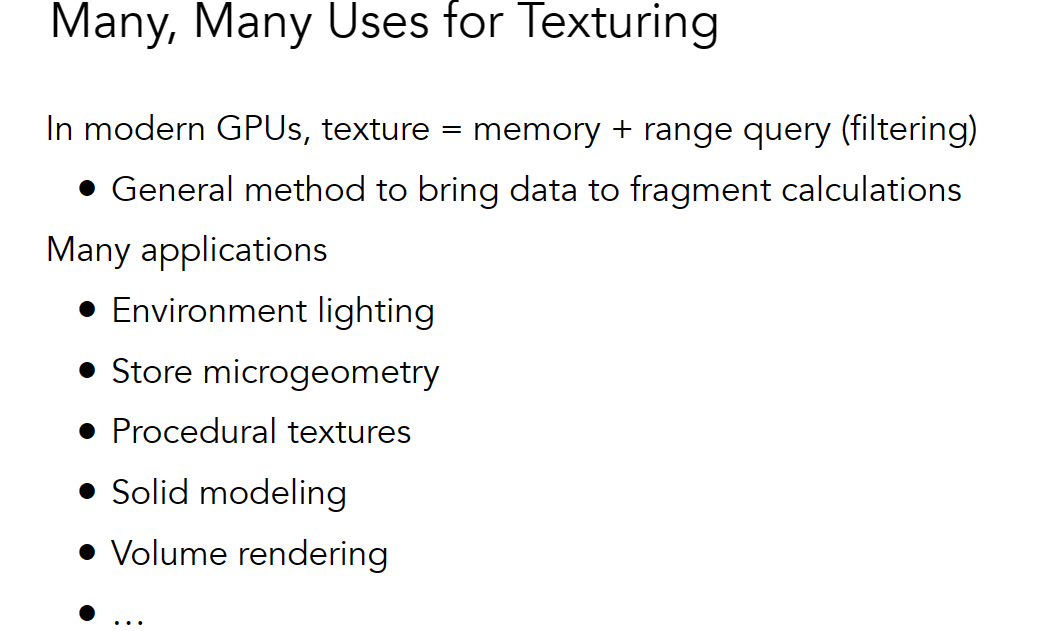 GAMES101 lecture10 Geometry1 几何1——基本表示方法（纹理应用续讲&几何初步） - 知乎