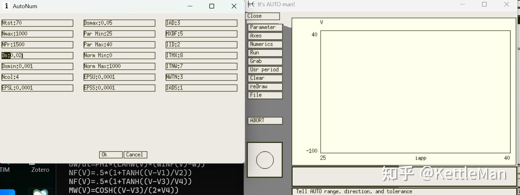 XPPAUT分岔计算 - 知乎