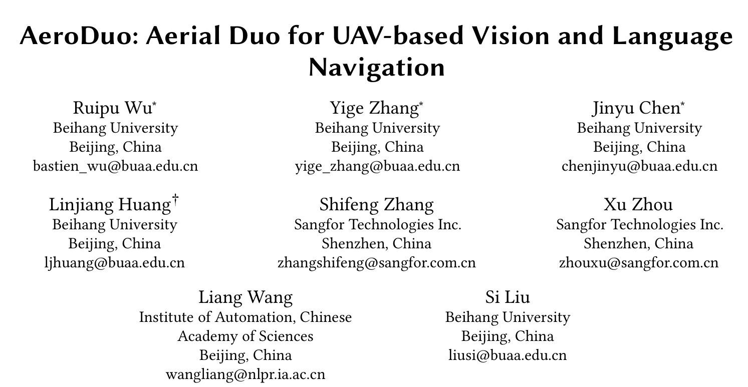 ACM MM 2025 无人机“二人组”：北航提出AeroDuo协同导航框架，实现高低空互补 - 知乎