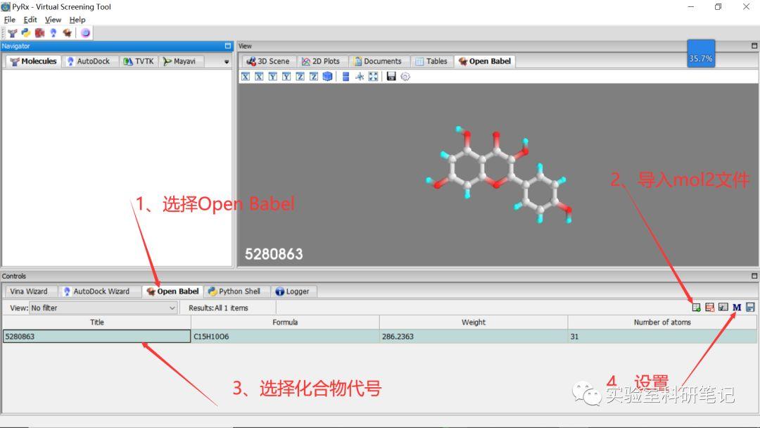 采用PyRx-Vina, DS和PyMol进行对接和分析结果 - 知乎