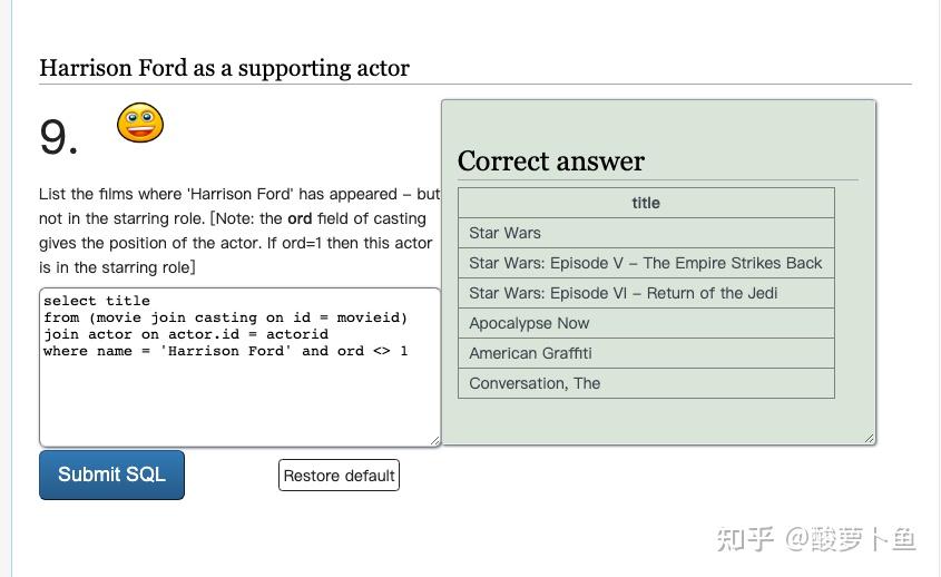 【刷题】SQLZOO（13-18）（完） - 知乎
