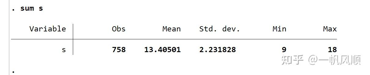 Stata 命令运行结果的存储与调用 - 知乎