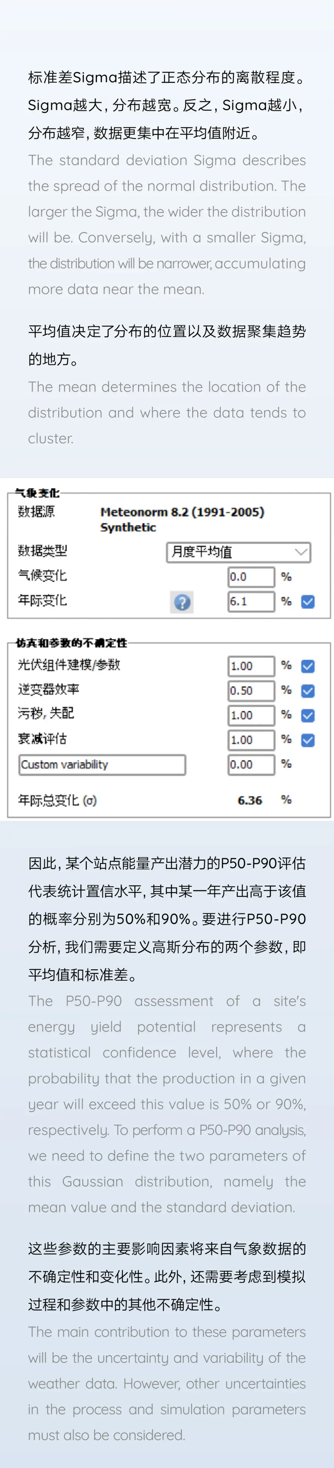 PVsyst｜估算P50-P90 - 知乎