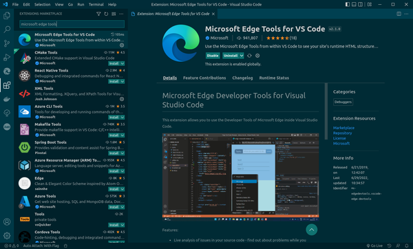 用于 VS Code 的 Edge 开发工具扩展太棒了，因此我放弃了 Chrome - 知乎