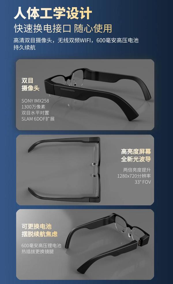 双眼全彩光波导AR眼镜Coray air参数来了 - 知乎