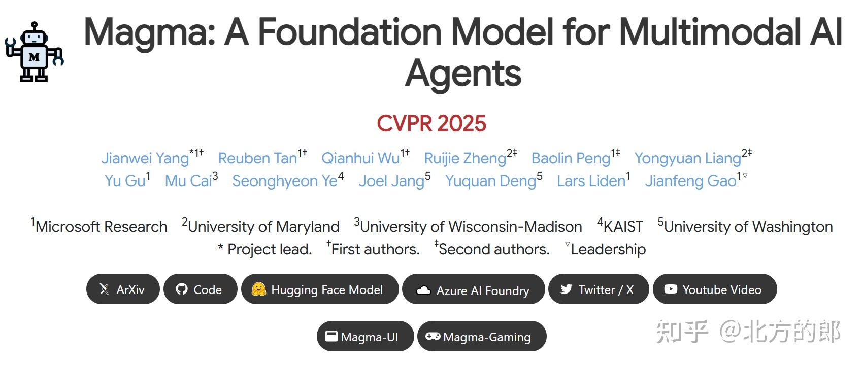微软发布Magma，多模态 AI 智能体的基础模型 - 知乎