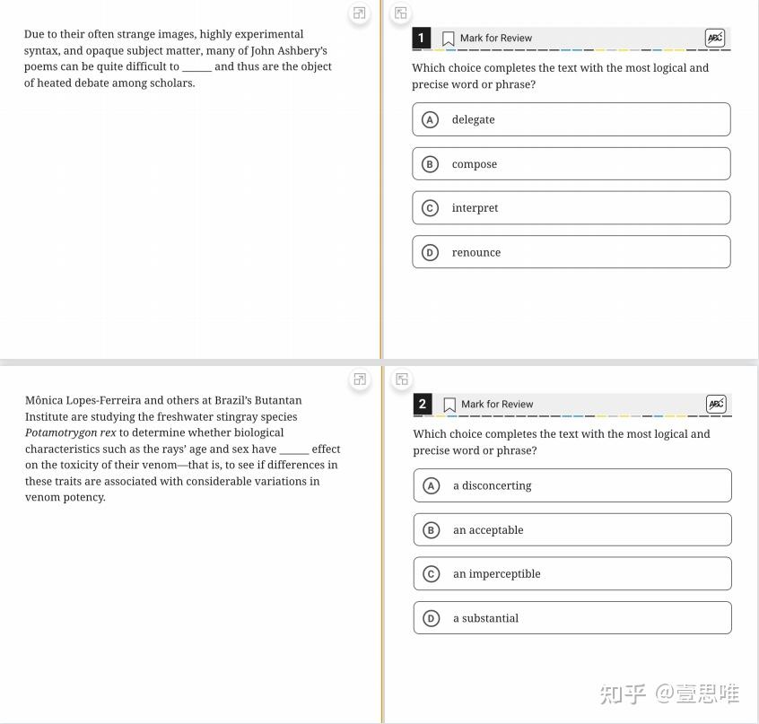 SAT机考第一套题完整版！CB官方揭秘机考题型【免费领取】 - 知乎