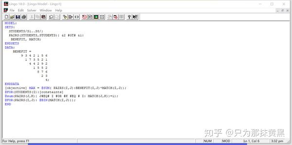 Lingo--线性规划的神 - 知乎