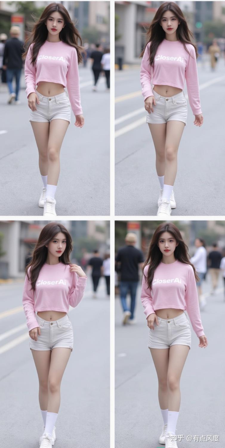 【closerAI ComfyUI】ComfyUI批量生产网红模特｜AI网红模特生成，一次生成4张，同一人物，同一场景，真实自然 - 知乎