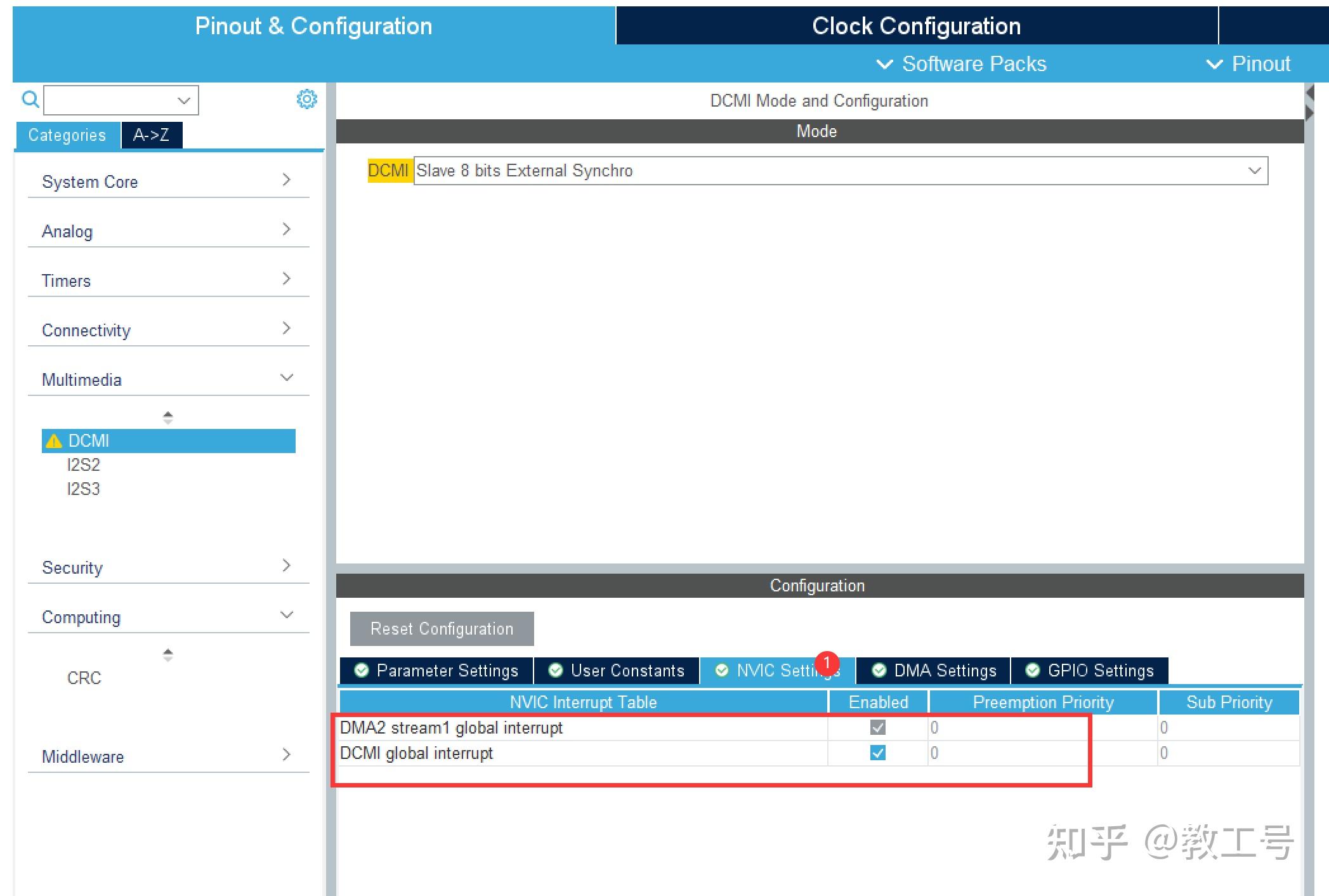 STM32CubeMX与OV2640实现JPEG拍照 - 知乎