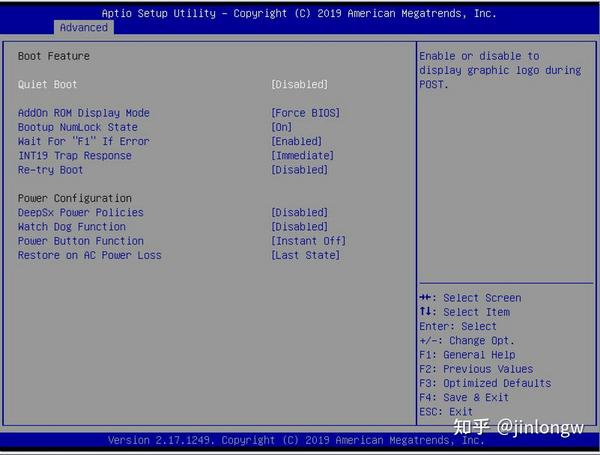 BIOS设置_关闭logo - 知乎