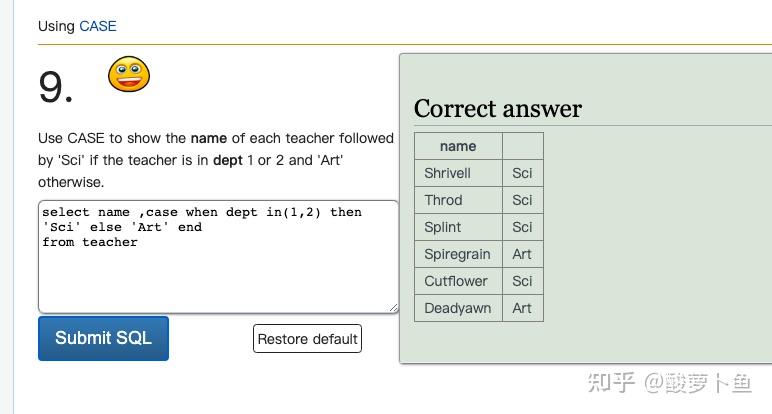 【刷题】SQLZOO（13-18）（完） - 知乎
