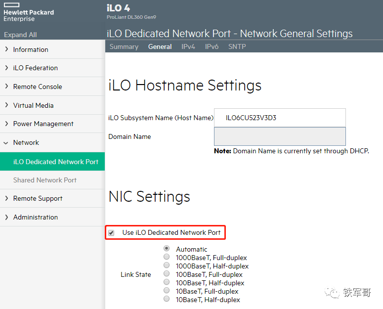 HPE服务器配置通过业务网卡登录iLO管理页面 - 知乎