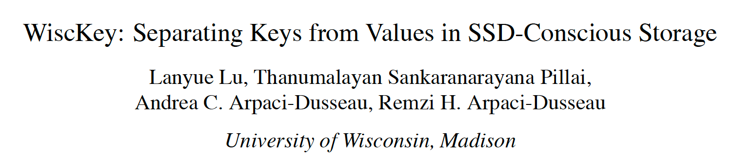 浅析LSM-tree(WiscKey, Bourbon, Rum) - 知乎