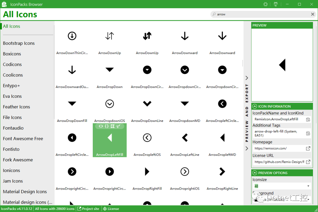 C# WPF 中使用 MahApps.Metro.IconPacks 提供的图标 - 知乎