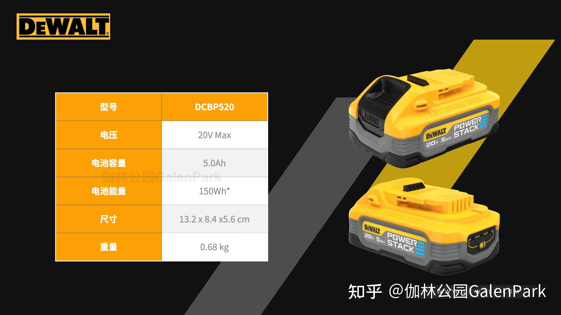 云选04 | 可能是全网最全的得伟产品介绍-4：电池型号对比 - 知乎