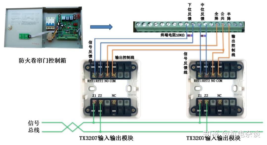二线制火灾自动报警及联动控制系统接线图（例泰和安） - 知乎