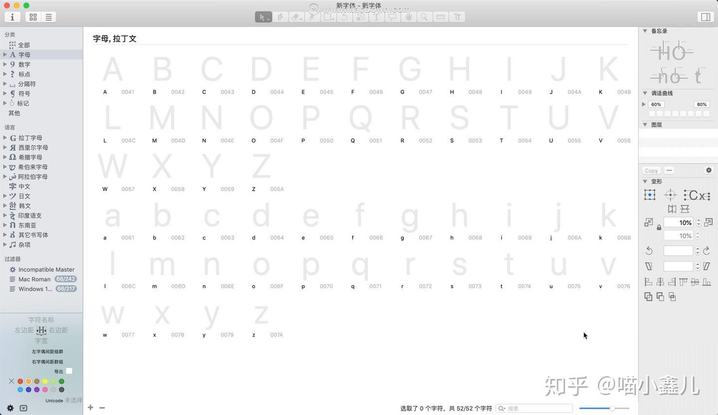 Mac字体设计软件Glyphs - 知乎