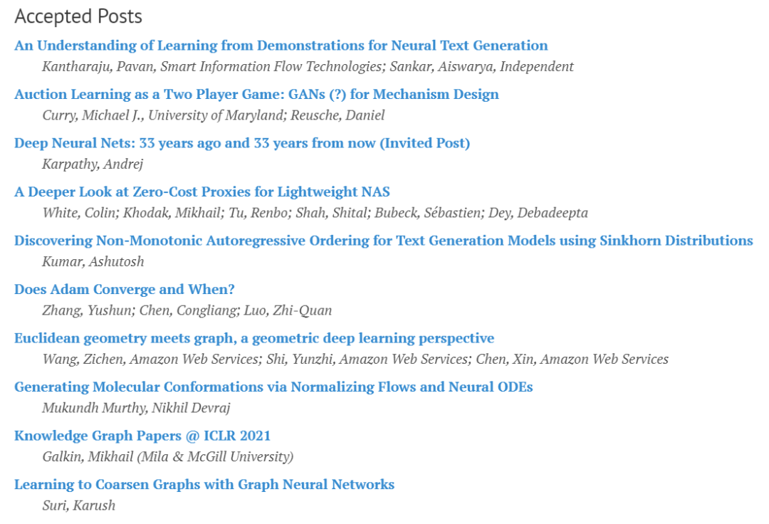 ICLR 2022为博客单独设置Track，Andrej Karpathy复现LeCun论文入选 - 知乎
