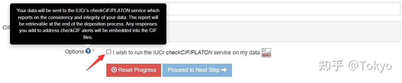 申请CCDC验证步骤提示联系checkCIF服务时出错 - 知乎