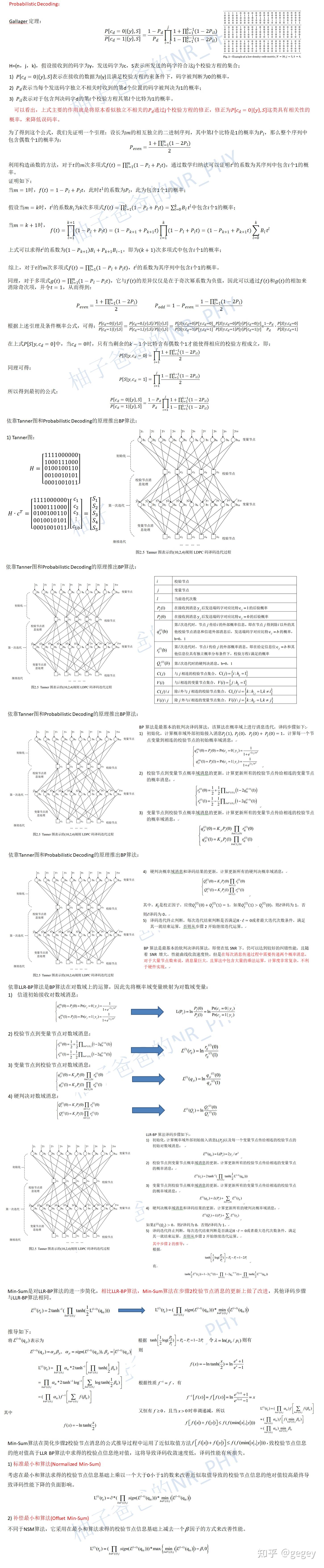 NR-LDPC译码：Probabilistic Decoding - 知乎