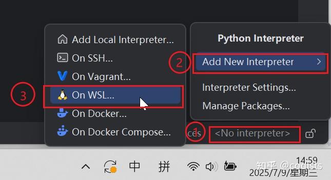 20250709: WSL+Pycharm 搭建 Python 开发环境 - 知乎