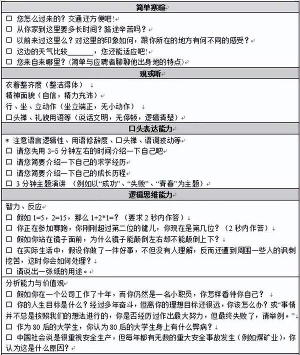 结构化面试和半结构化面试详解 知乎