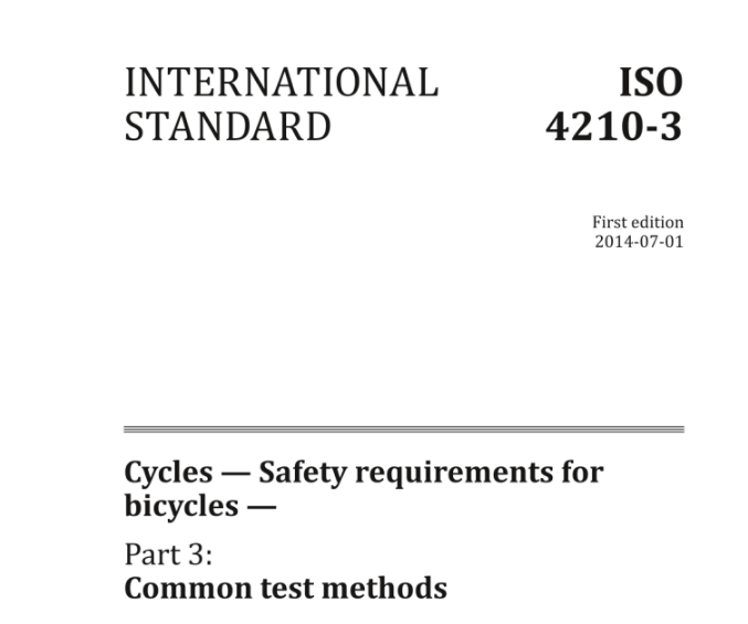 ISO 4210-3-2014（原版PDF）+Chinese（ISO中文版翻译） - 知乎
