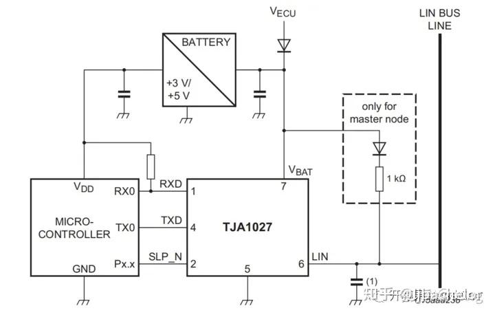 LIN收发器硬件电路设计 - 知乎