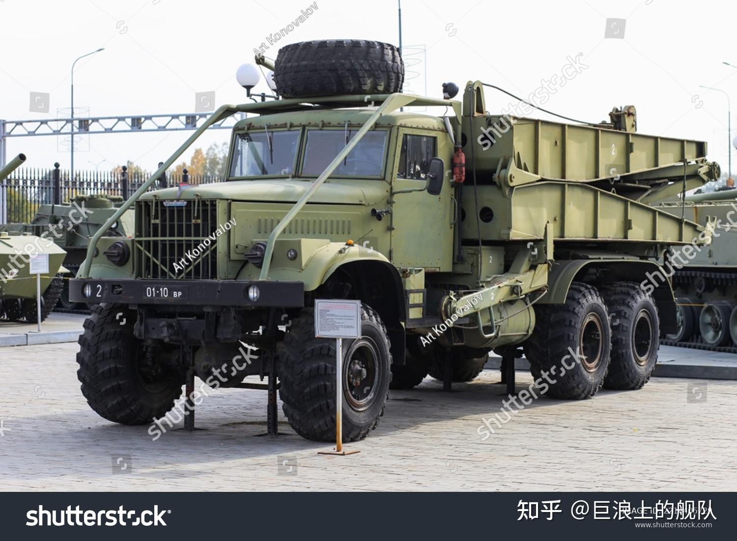 苏联克拉兹KrAZ-255型越野卡车牵引PRW-13雷达 - 知乎