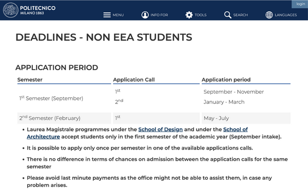 POLIMI｜“干嘛要申请第一批啊” - 知乎