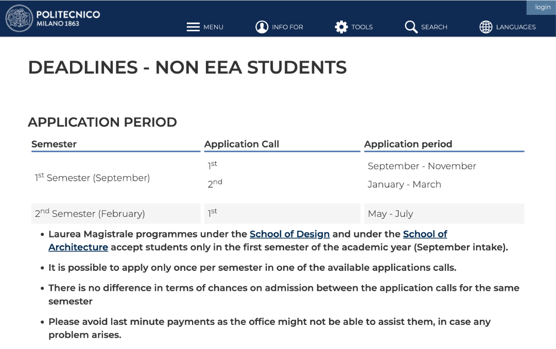 POLIMI｜“干嘛要申请第一批啊” - 知乎