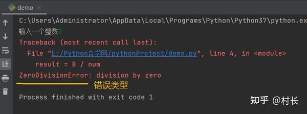 Python异常处理 「详细讲解」 异常的概念、异常捕获、异常的传递、主动抛出异常 知乎