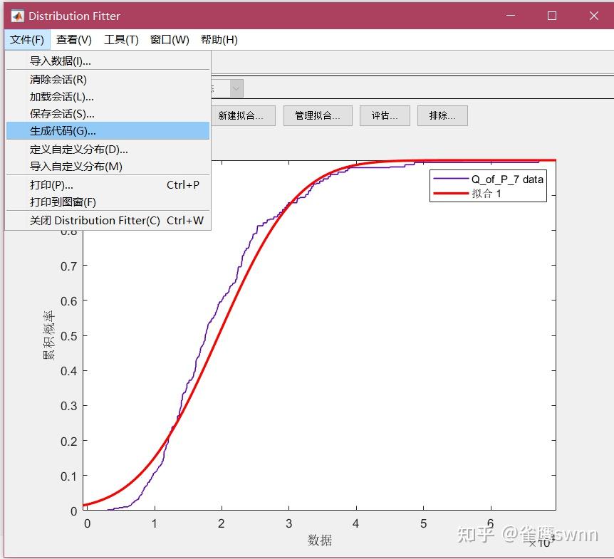 Matlab Distribution Fitter工具箱进行分布拟合 - 知乎