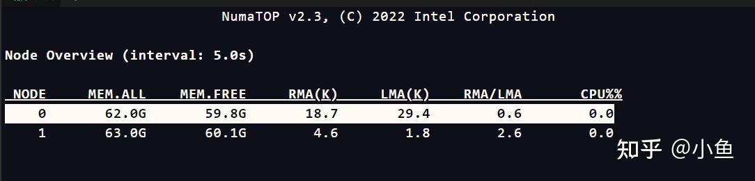 【Linux工具系列】Numa观测工具NumaTOP - 知乎