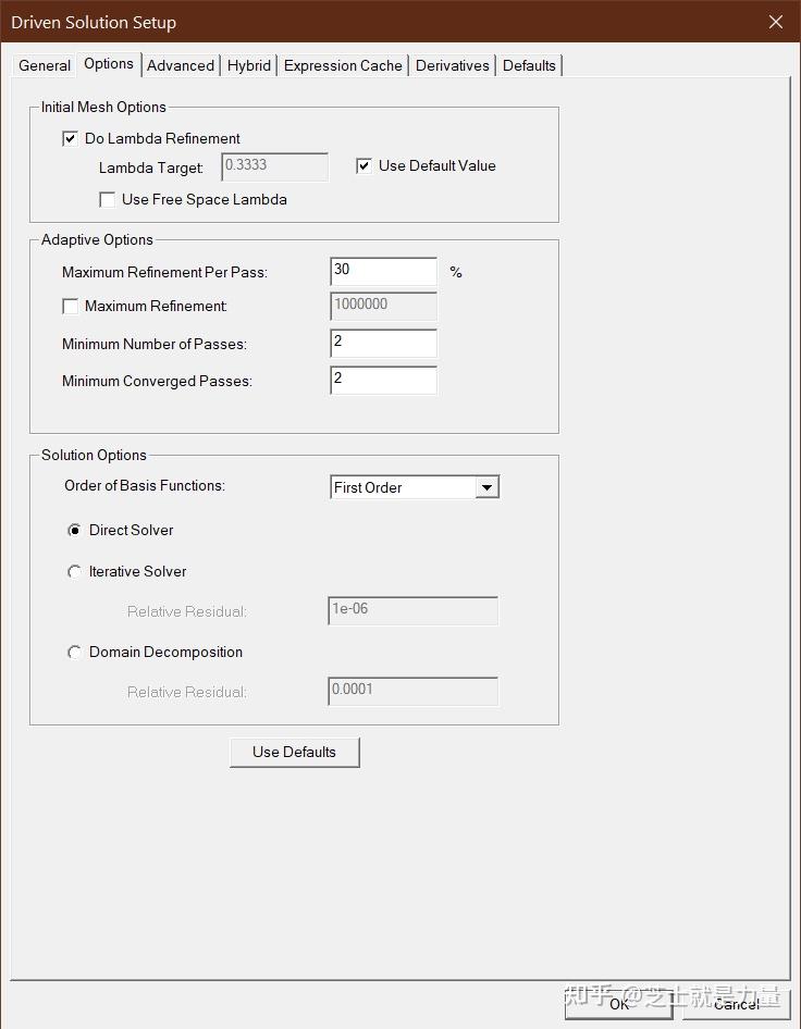 ANSYS HFSS基础----添加求解器和求解设置 - 知乎