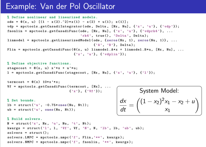 MPC编程——MPCTools工具包的使用 - 知乎