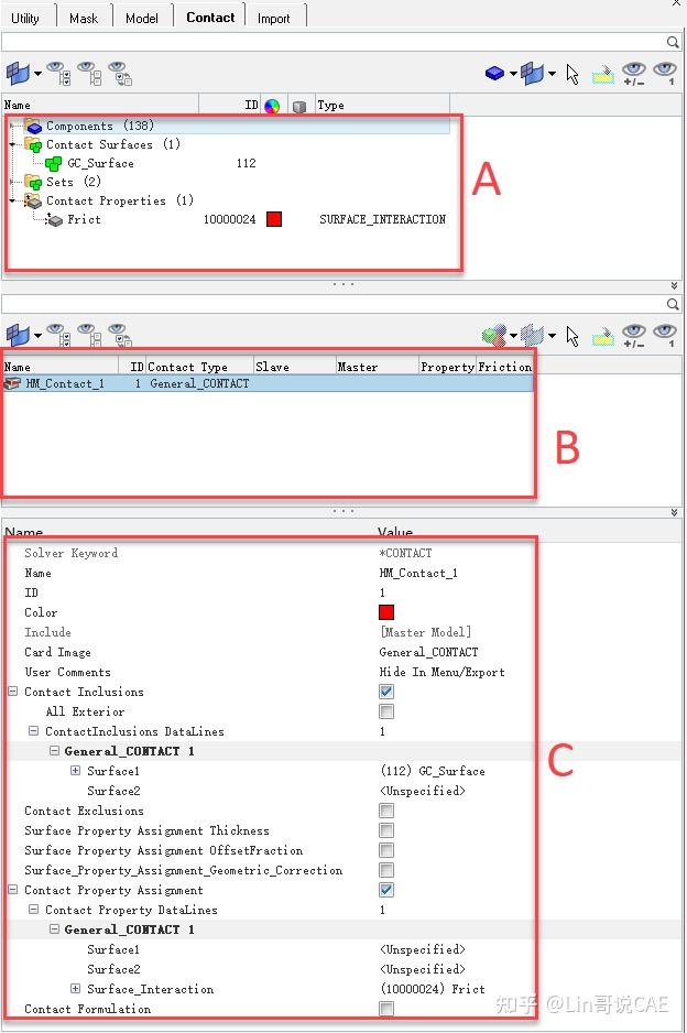 【Hypermesh联合Abaqus仿真】接触（contact）专题（二） - 知乎