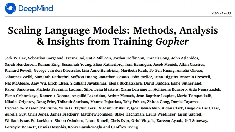 增大模型依然有用，DeepMind用2800亿参数的Gopher，测试语言系统极限 - 知乎