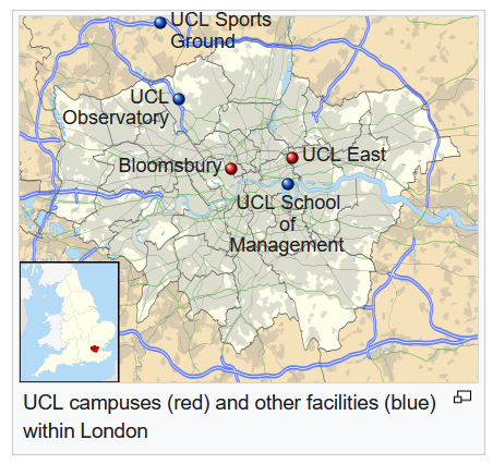 伦敦大学学院 / University College London（第二部分：校园和位置、组织与管理、学术概况） - 辽观搬运的中英文维基 ...