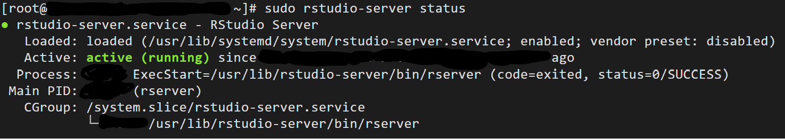 服务器上启动Rstudio-server:TTY detected. Printing informational message about logging configuration. - 知乎