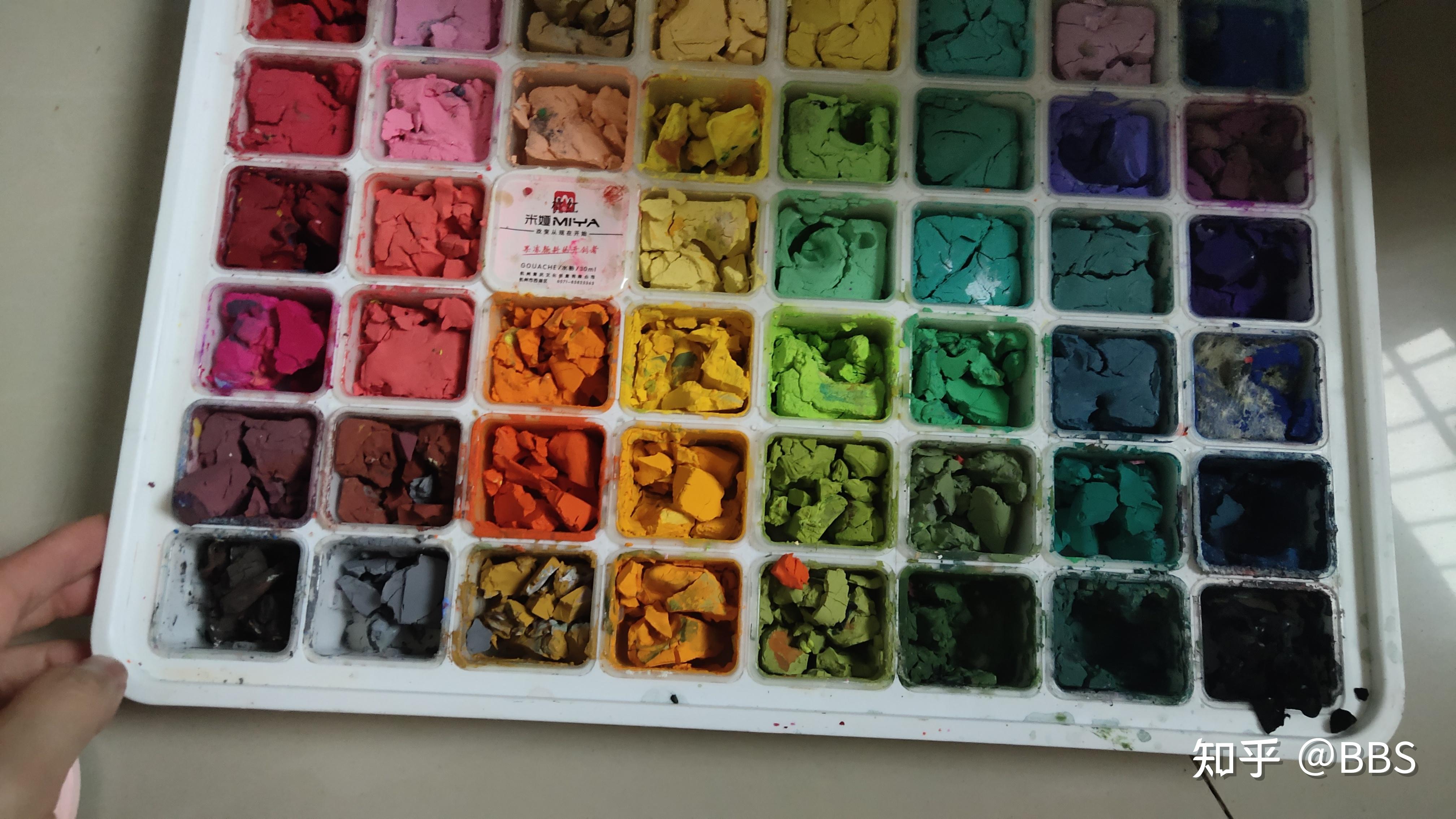 颜料干裂发硬怎么恢复呀 - 知乎